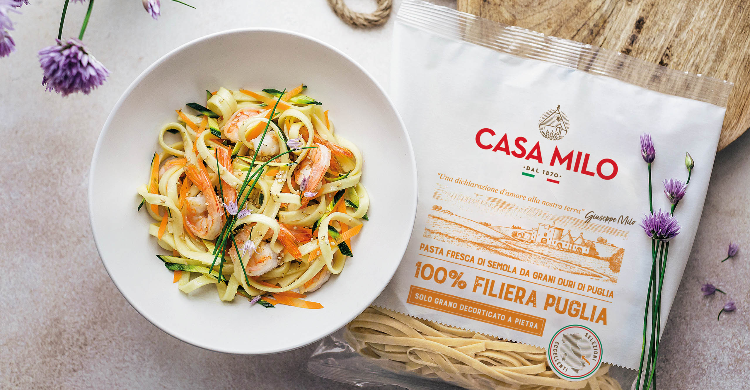 Casa Milo – Pasta 100% Filiera Puglia